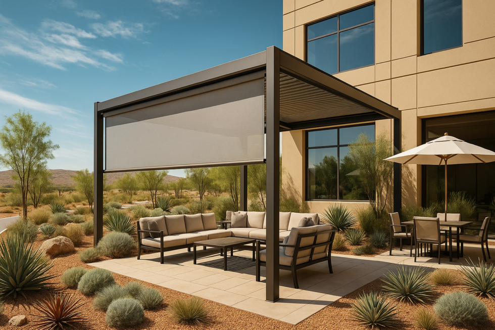 Enterprise NV Retractable Shades Installation | Princess Patios